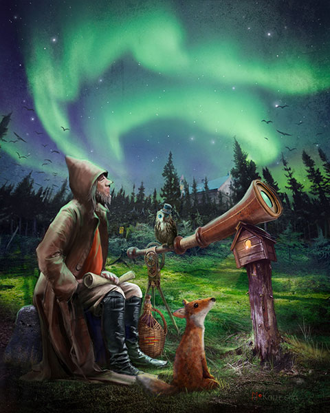 Astronomer, Izery Mountains – HENDERSON ARTSHOP